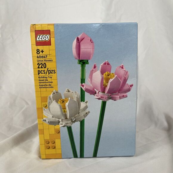 Lego | Toys | New Lego Botanicals Lotus Flowers 4647 Building Toy 220 ...